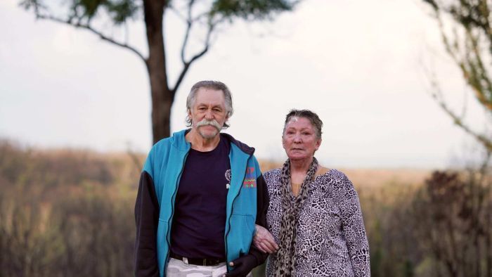 Alex and June were badly burnt during the bushfires