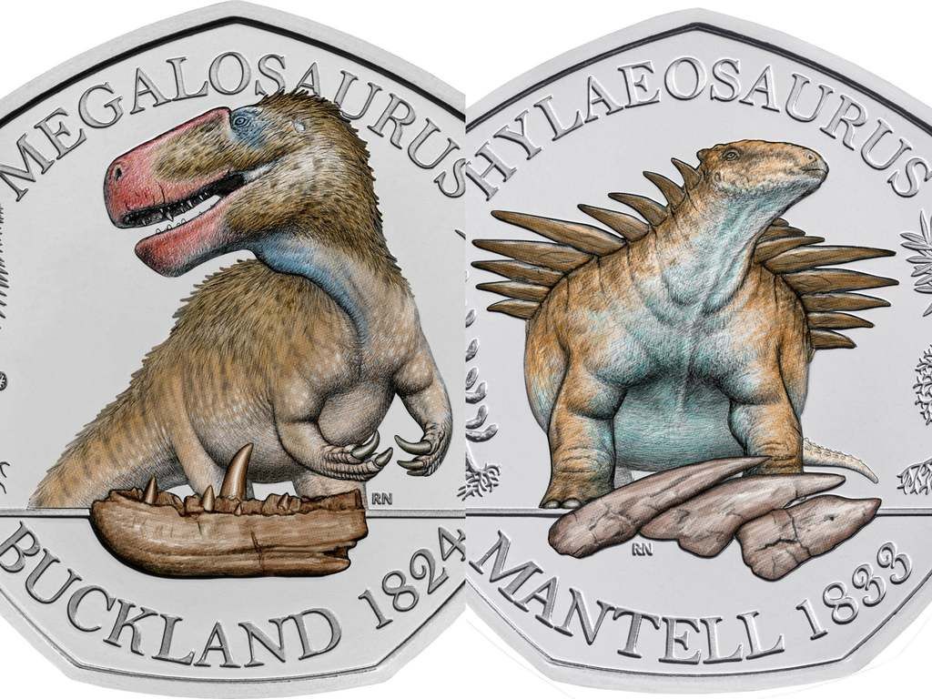Royal Mint launches special dinosaur 50p coins…