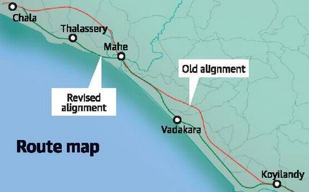 K-Rail revises alignment of section