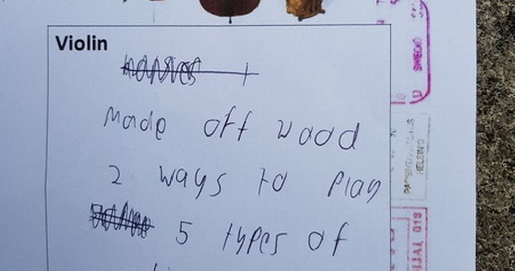 Mum shares daughter's terrifying homework fail after…