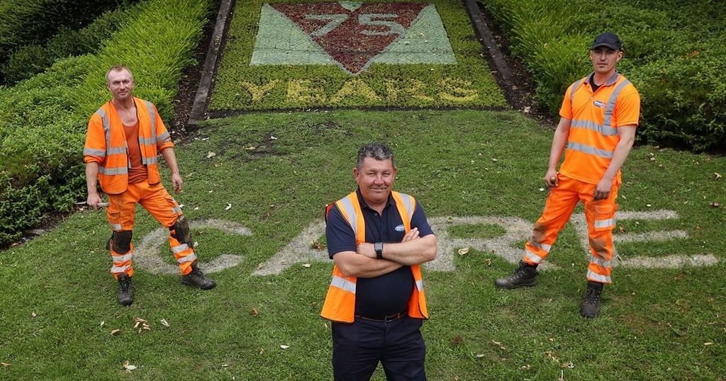 See Durham Council gardeners put together stunning…