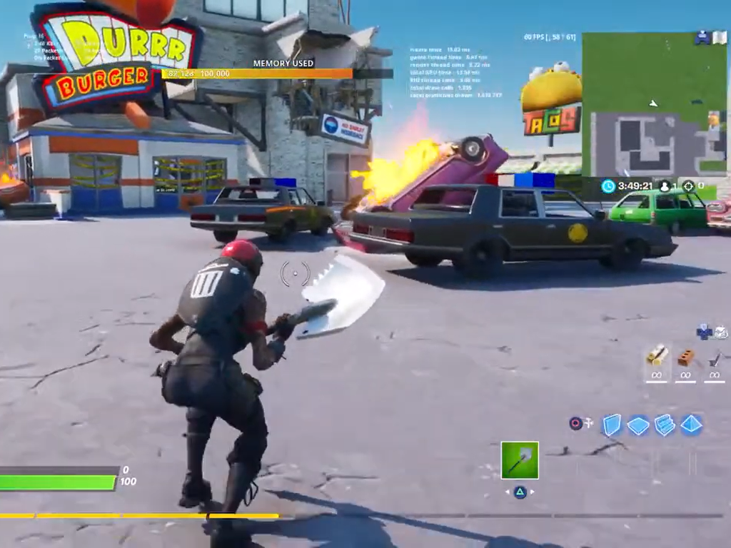 Fortnite removes police cars from game after George…