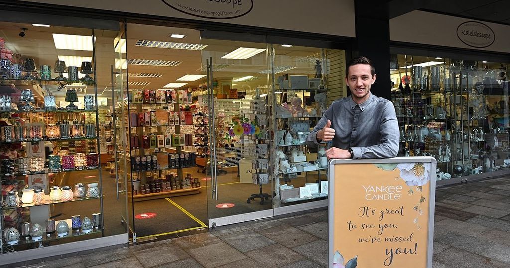 Irvine town centre stores are back in business and…