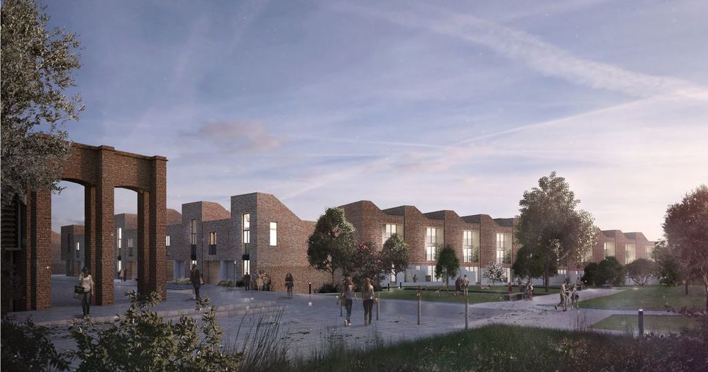Drone footage shows first homes at huge new Filton…