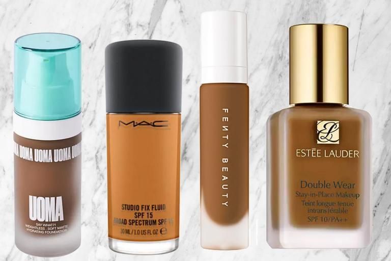 10 best foundations for dark skin tones from Fenty to…