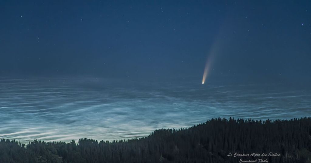 NASA shares stunning photo of Comet NEOWISE shooting…