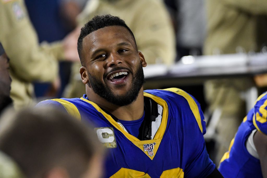 Aaron Donald has a 99 overall rating in ‘Madden’ for…
