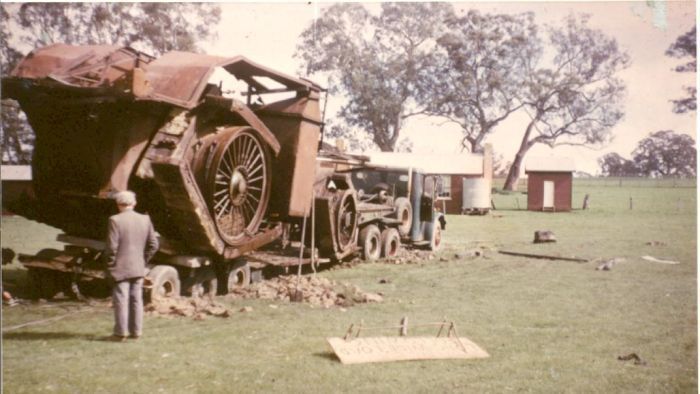 Big Lizzie, the largest tractor in the world for its…
