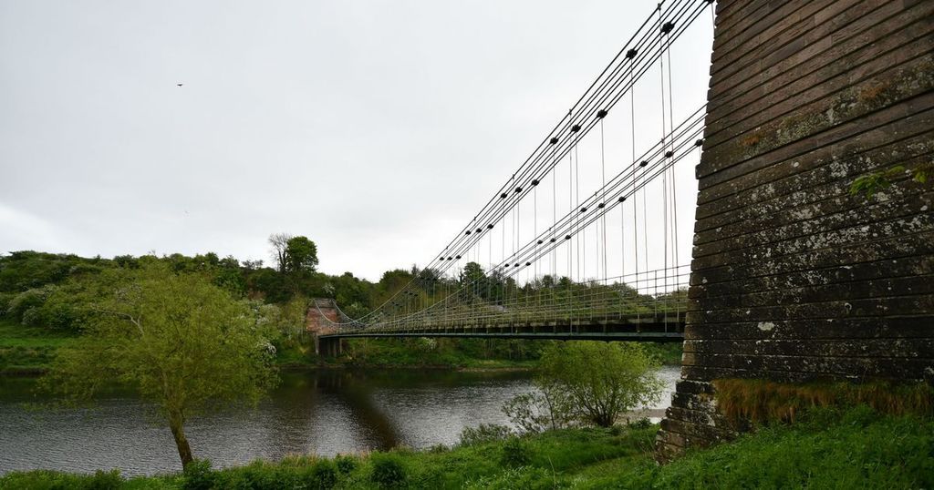 World's oldest suspension bridge which links…