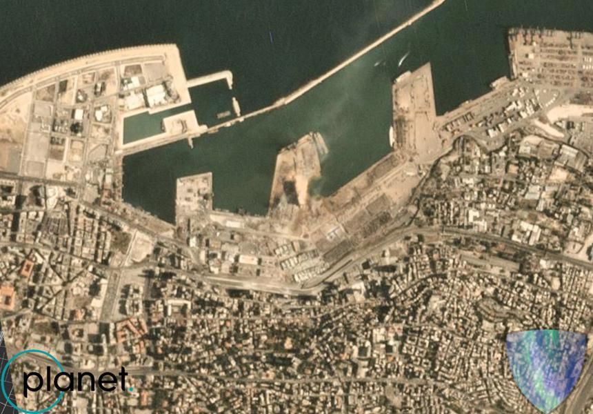 Satellite Image Shows Beirut Explosion Devastation