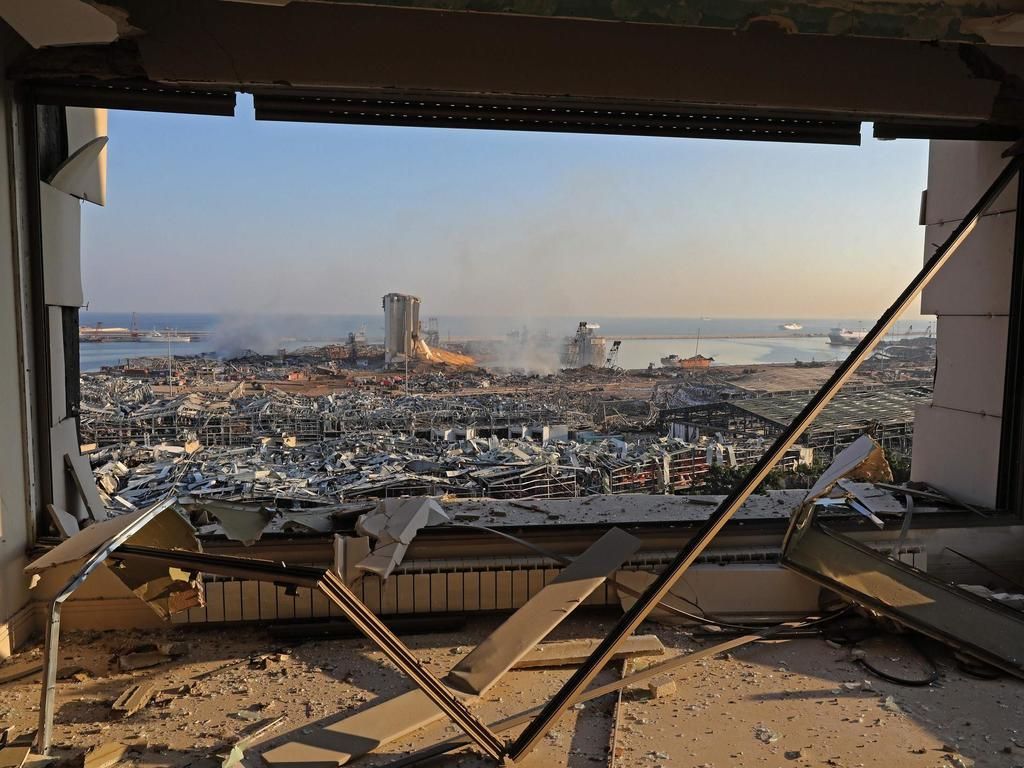 Beirut explosion: Before and after pictures show…