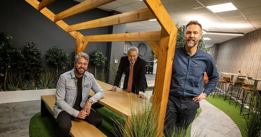 Samuel Knight unveils cool new HQ with bar, sports…