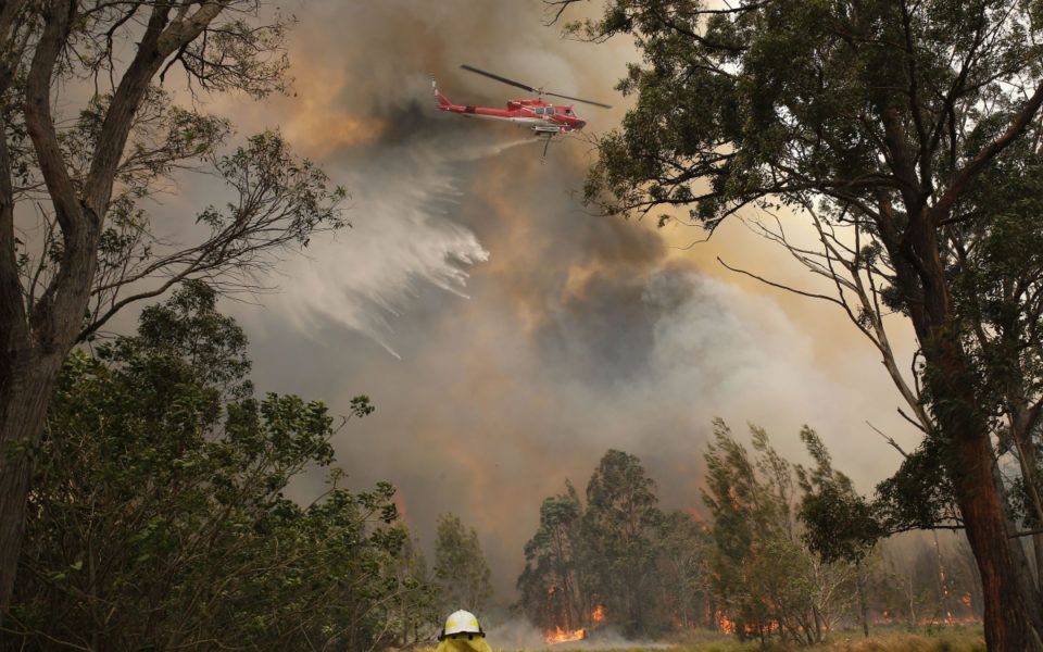 ‘Military-style’ water-bombing forms part of bushfire…