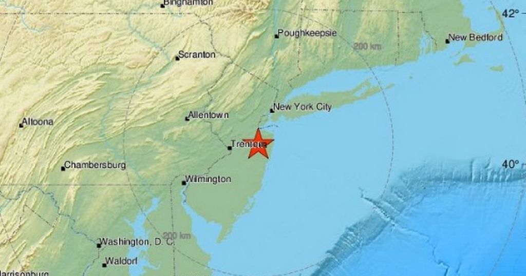 New Jersey earthquake: Thousands terrified by 'rare'…